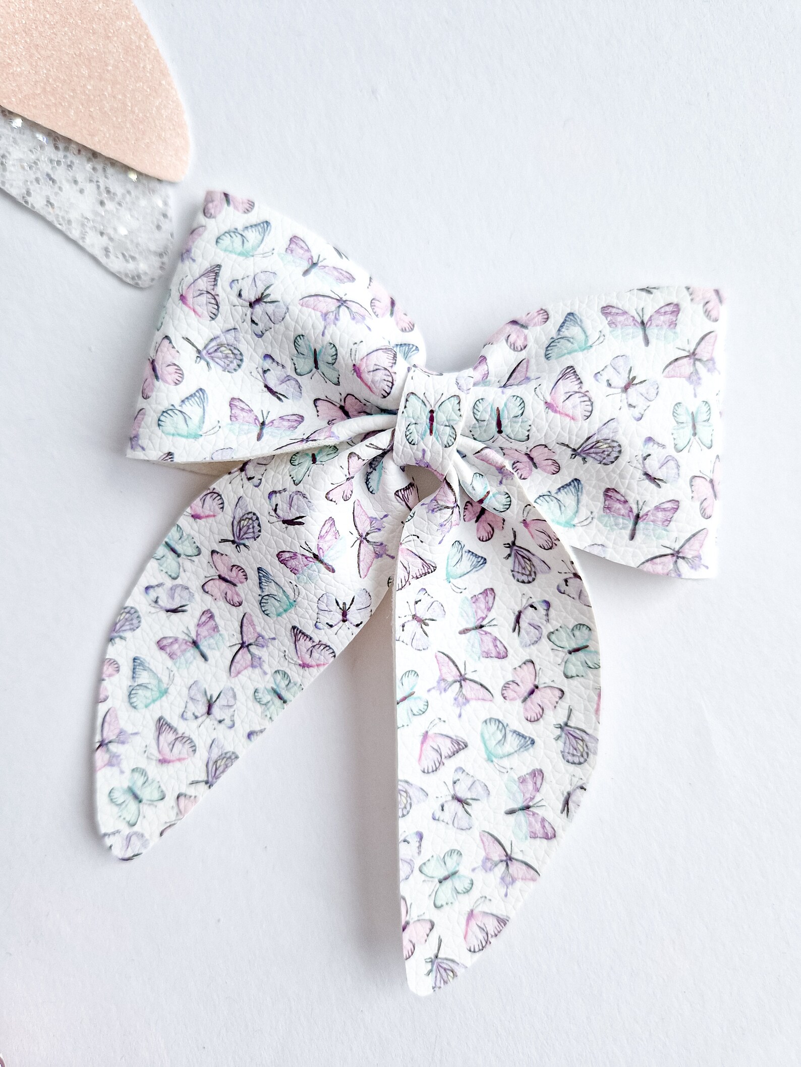 Spring Hairpin for A Little Girl, Summer Hair Bow, Floral Hair Clip for ...
