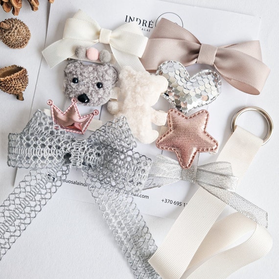 Birthday Gift Box Set for Little Girls Hair Clips Surprise Box for Girls Cute Hair Accessories Pack for Daughter Hair Bows Set for Niece Etsy