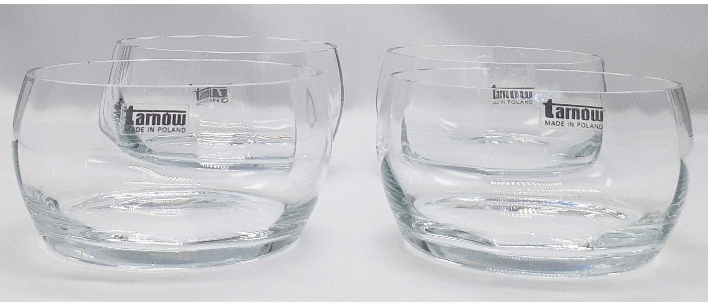 NEW Tarnow Poland 4.5 Inch Crystal Dessert or Fruit Bowls Set of 4 - Etsy