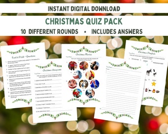 Christmas Picture Quiz - Etsy