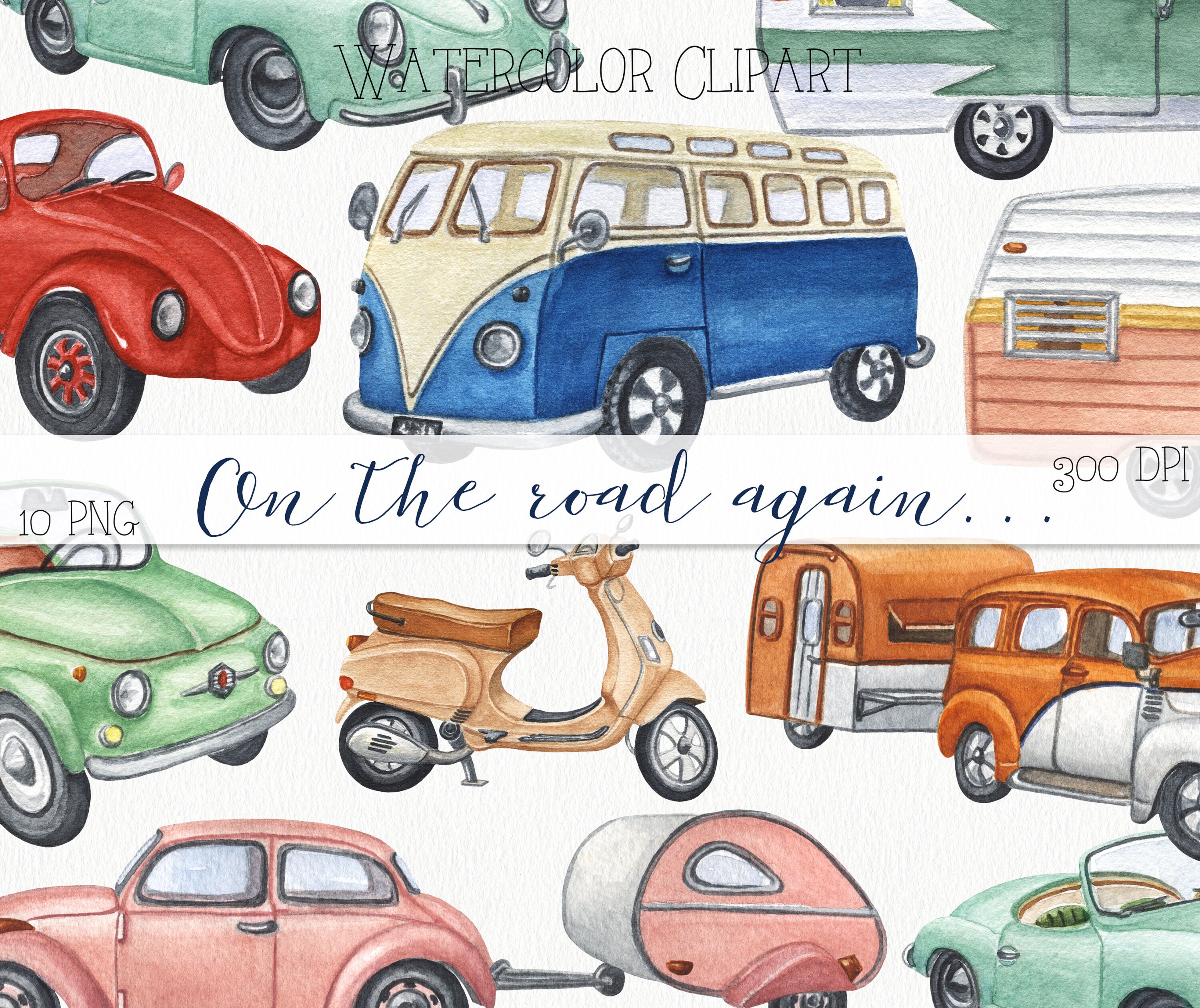 On The Road Again Clipart