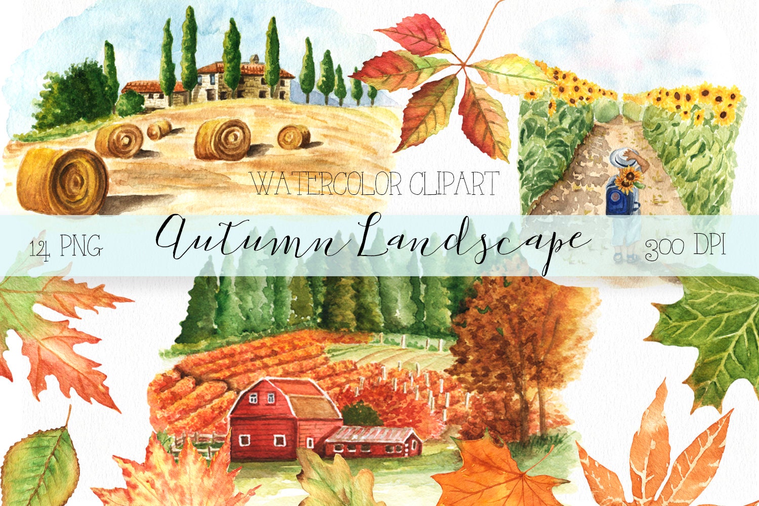 Autumn Landscape Clipart