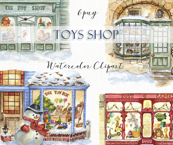 Toy Shop Window Clipart