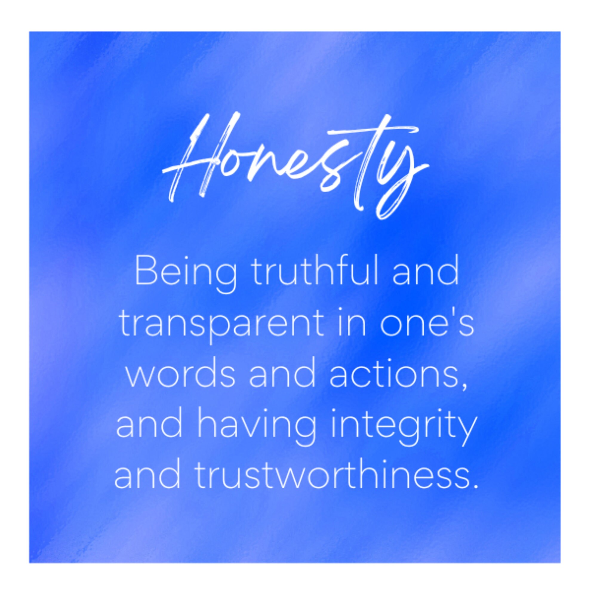 Core Values With Descriptions Printable Cards Editable With Canva ...