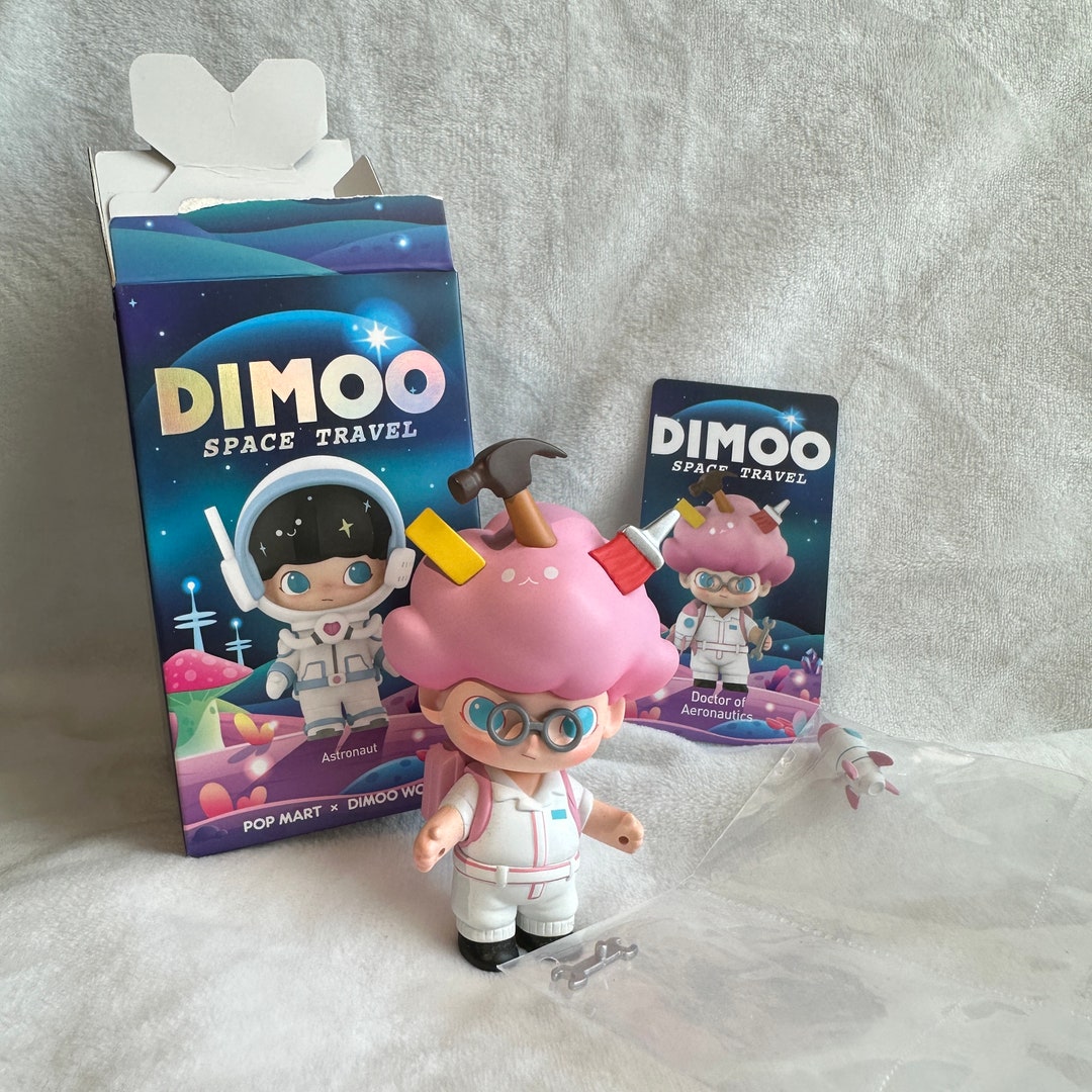 Popmart Dimoo Space Travel Doctor of Aeronautics Collectable Figurine ...