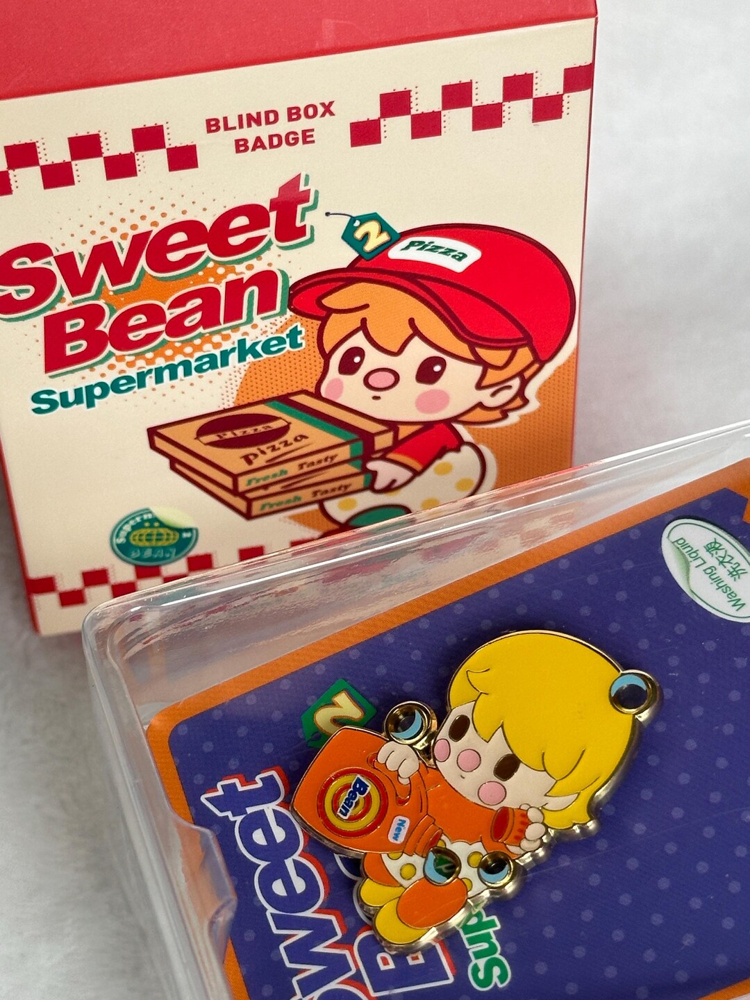 Popmart Sweet Bean Supermarket Collectable Badge and Pins - Etsy