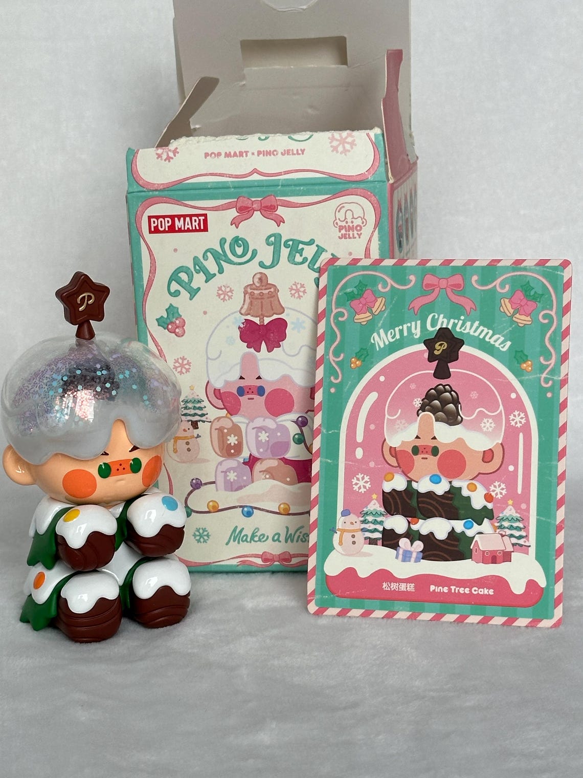 Popmart Christmas Pinojelly Pine Tree Cake Shaker Figurine and Art ...