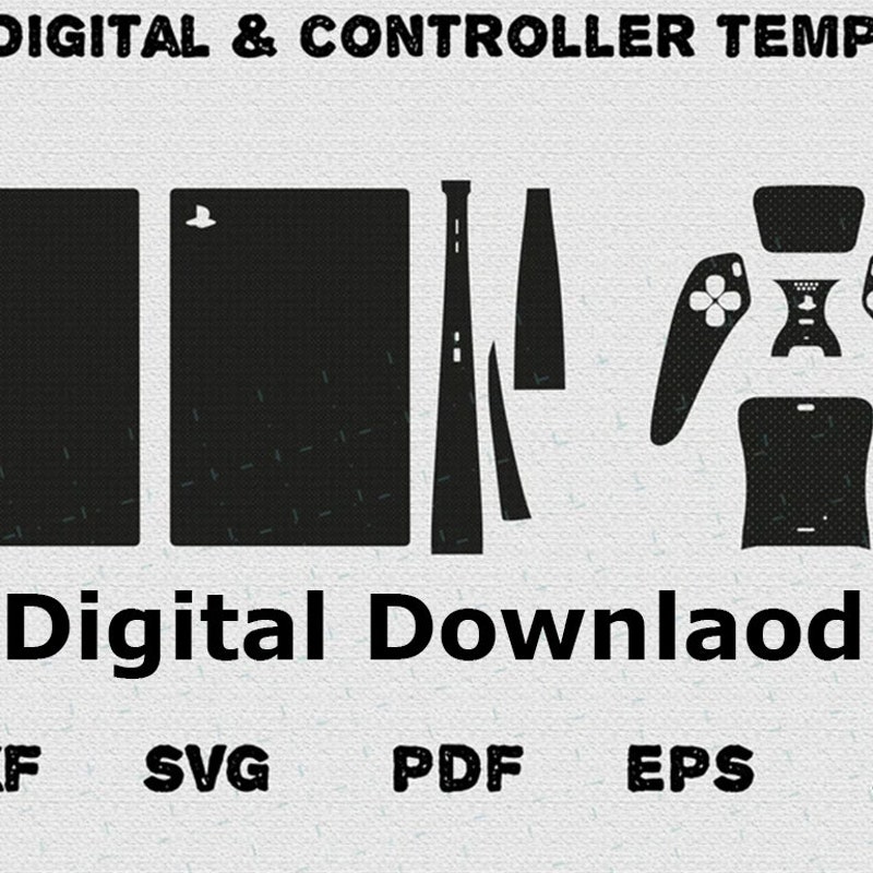 Ps5 Skin Template - Etsy