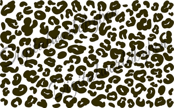 Leopard Print Pattern Svg leopard Pattern Svg Repeating - Etsy