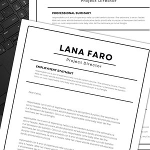 2 Page Resume Template Professional Modern Resume Template - Etsy