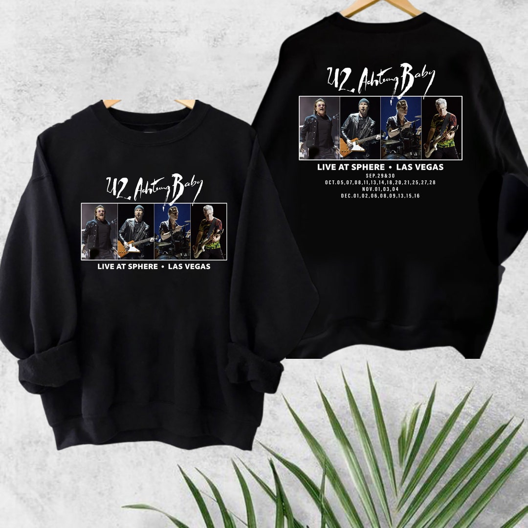 2023 U2 Band Achtung Baby Live at Sphere Tour Sweatshirt, U2 Band ...