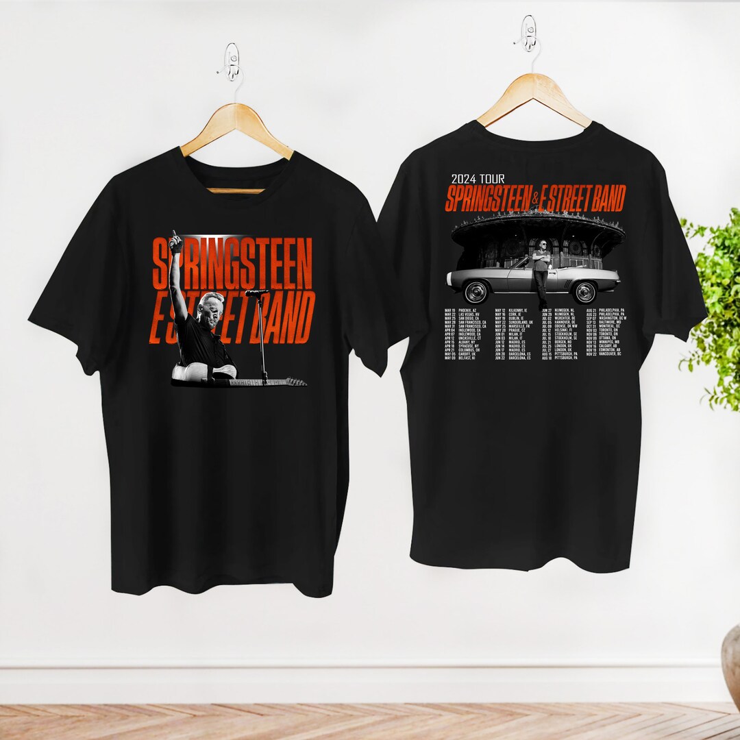 Bruce Springsteen and E Street 2024 Tour Shirt, E Street Shirt, Bruce ...