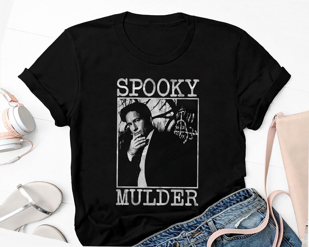 The X Files Spooky Mulder T-shirt, the X Files Shirt Gift for Fan, Fox ...