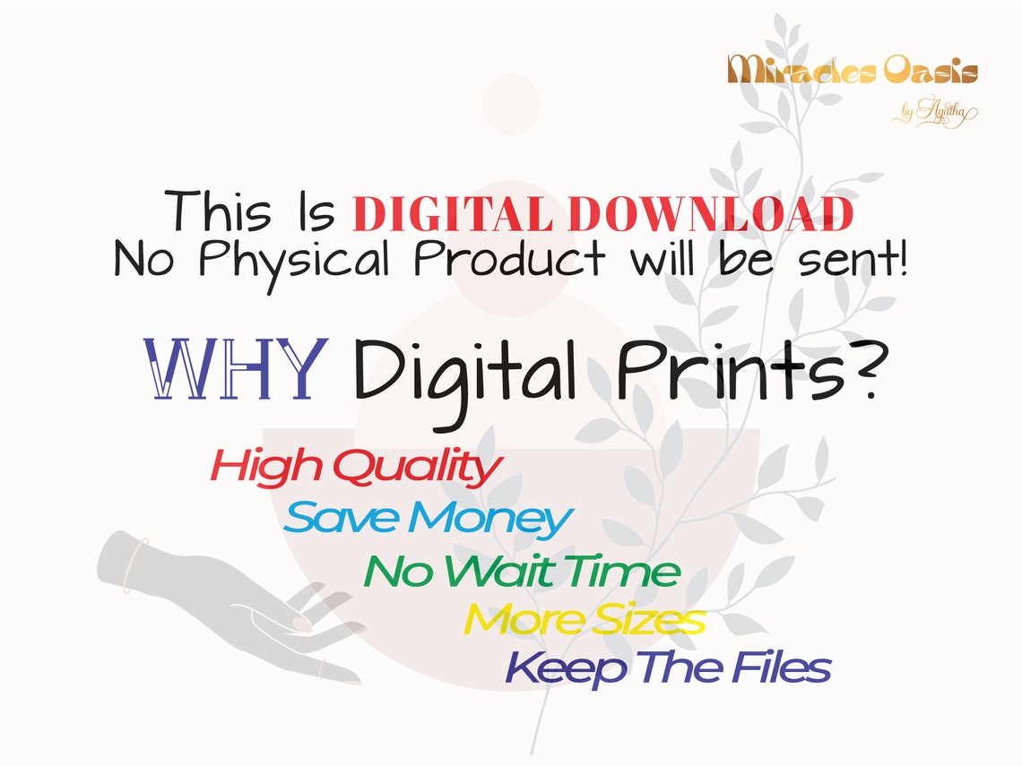 Digital Download Poster Art, Aesthetic Wall Decor, Perfect Gift for Her ...