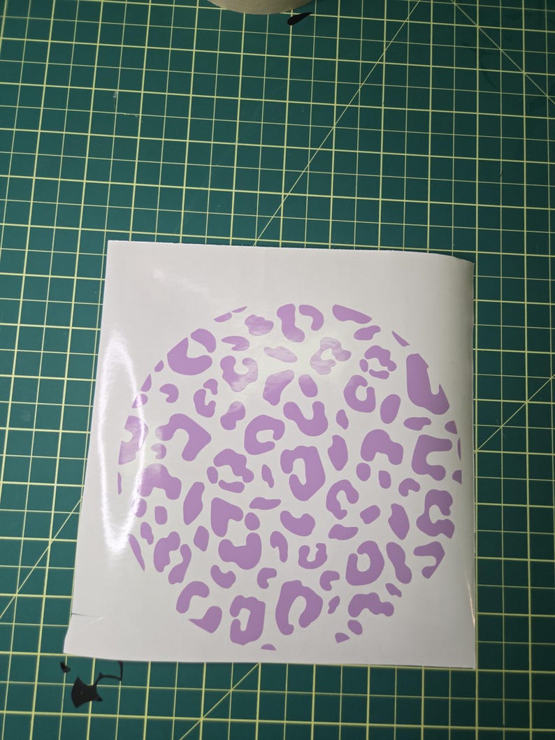 Leopard Print Pattern Fuel Door Decal for Car, Vinyl Sticker for ...