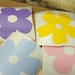Removable Vinyl Flower Wall Decals - Yellow, Blue, Pink & Purple ...
