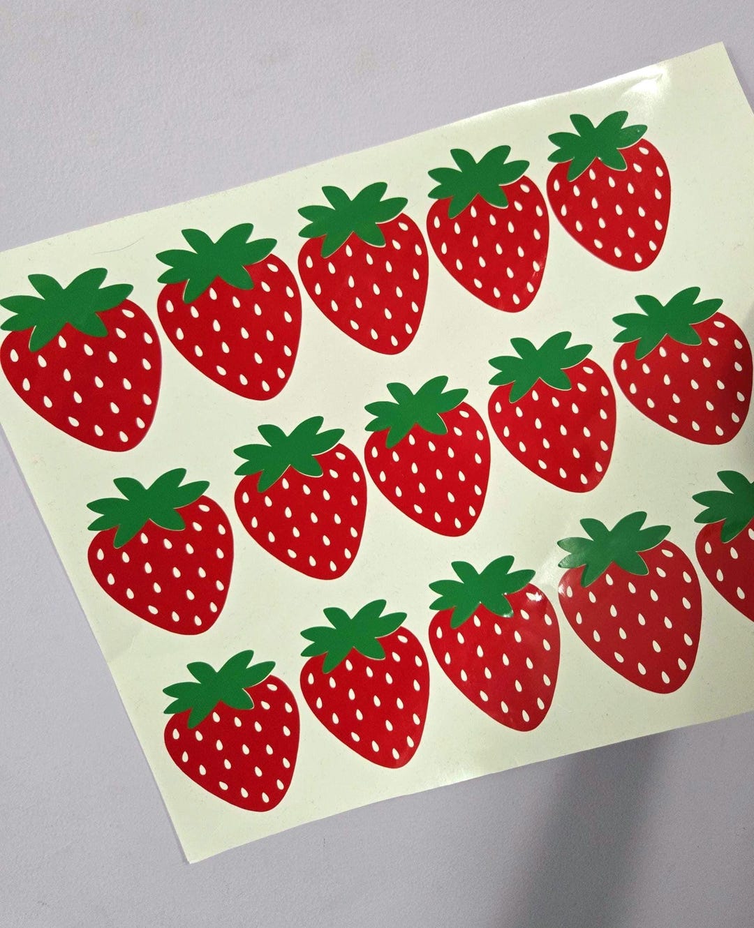 Strawberry Vinyl Decals - Cute Strawberry Car Decals, Sticker for ...