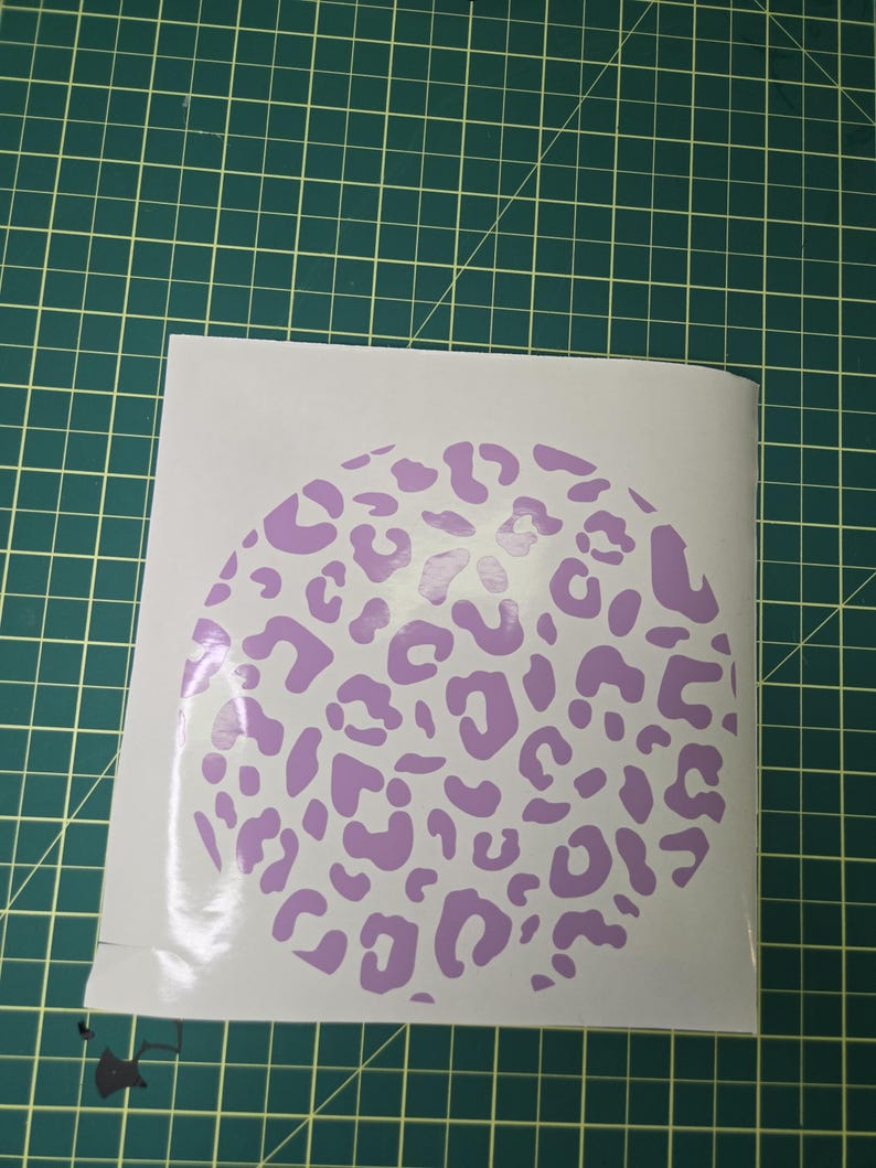 Leopard Print Pattern Fuel Door Decal for Car, Vinyl Sticker for ...