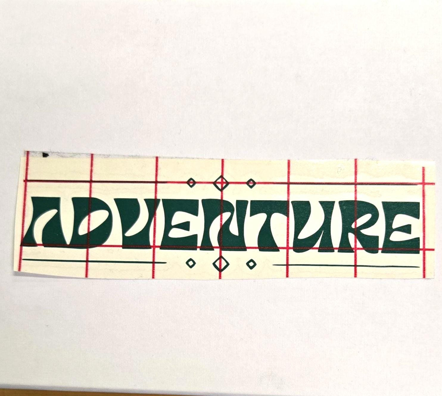 Adventure Vinyl Decal for Camper, Camping Sticker for Adventurers ...