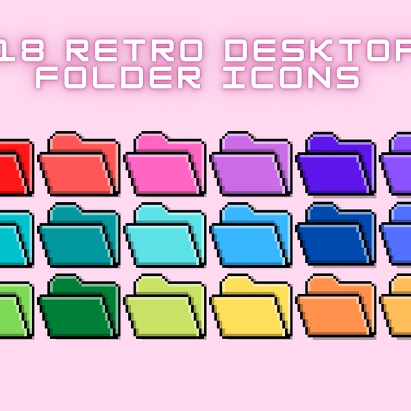 Desktop Folder Icons - Etsy