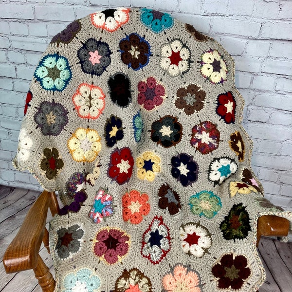 Multi Colored Throw - Etsy