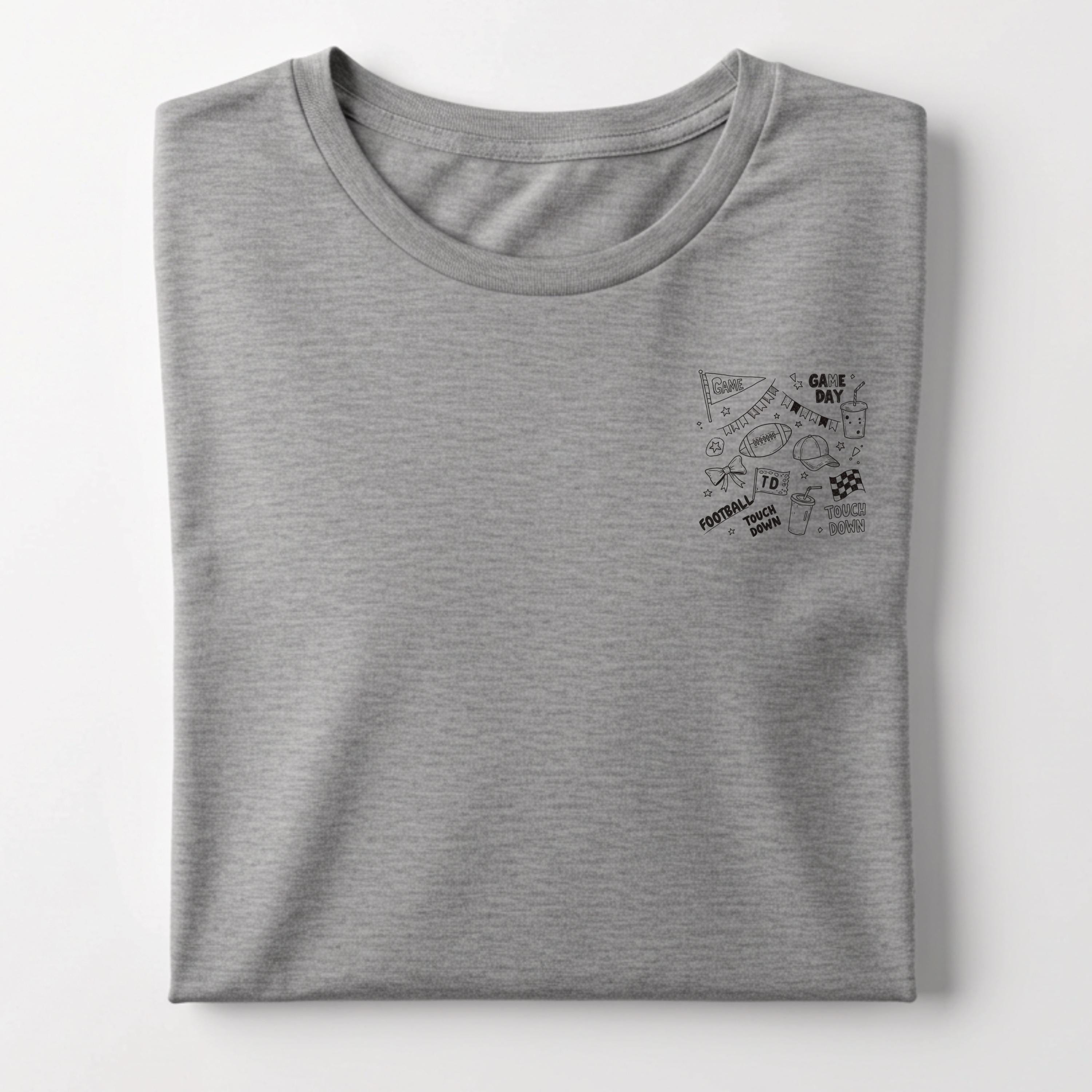 This Doodlecore Football Collage Design is a Direct to Film Ready to ...