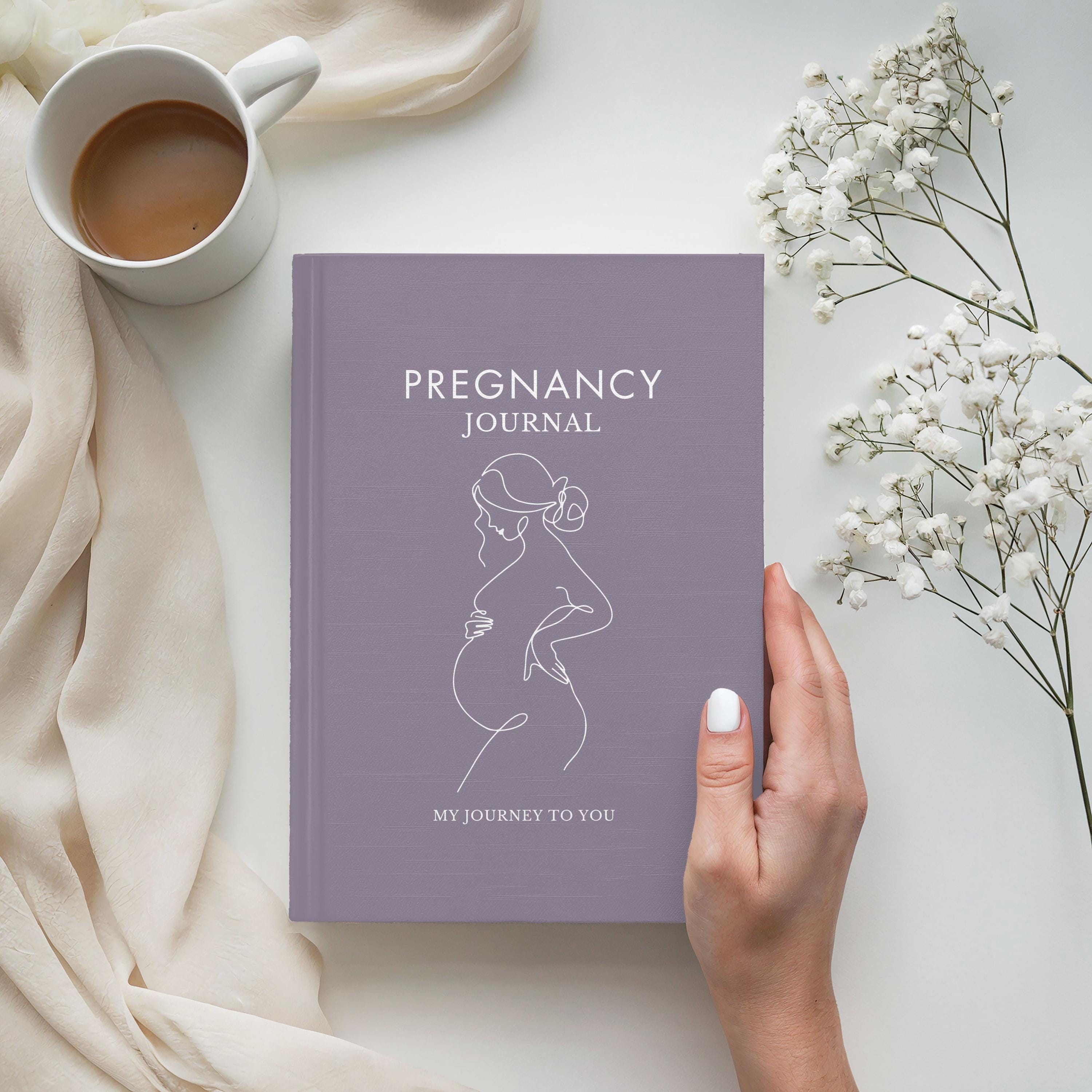 Pregnancy Journal and Memory Book for Expecting Mom Keepsake Gender ...