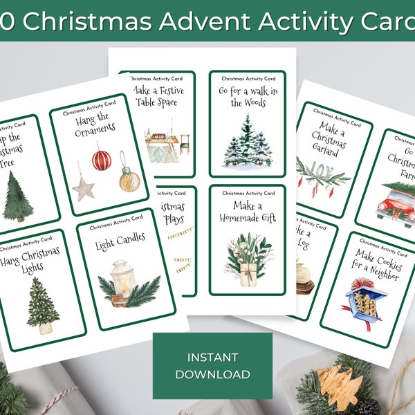 Advent Cards - Etsy