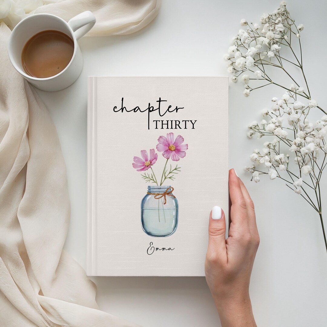 Chapter 30 Journal, Personalized 30th Birthday Gift for Sister Daughter ...