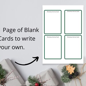 Christmas Advent Activity Cards Printable Advent Cards Family Advent ...