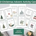 Christmas Advent Activity Cards Printable Advent Cards Family Advent ...