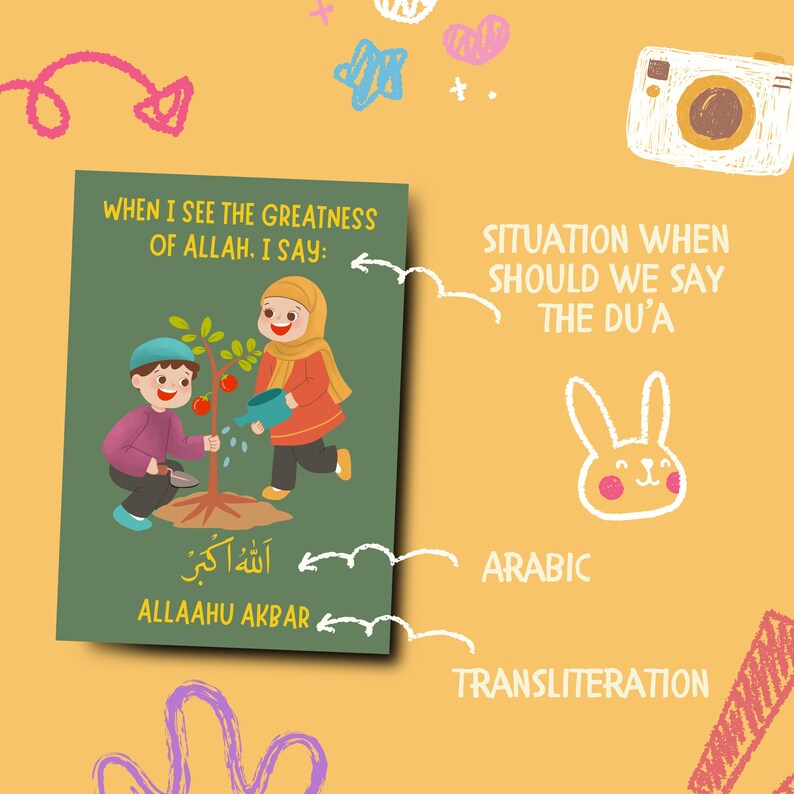 Muslim Kids Daily Dua Cards – Islamic Adab, Manners, Etiquette Learning ...