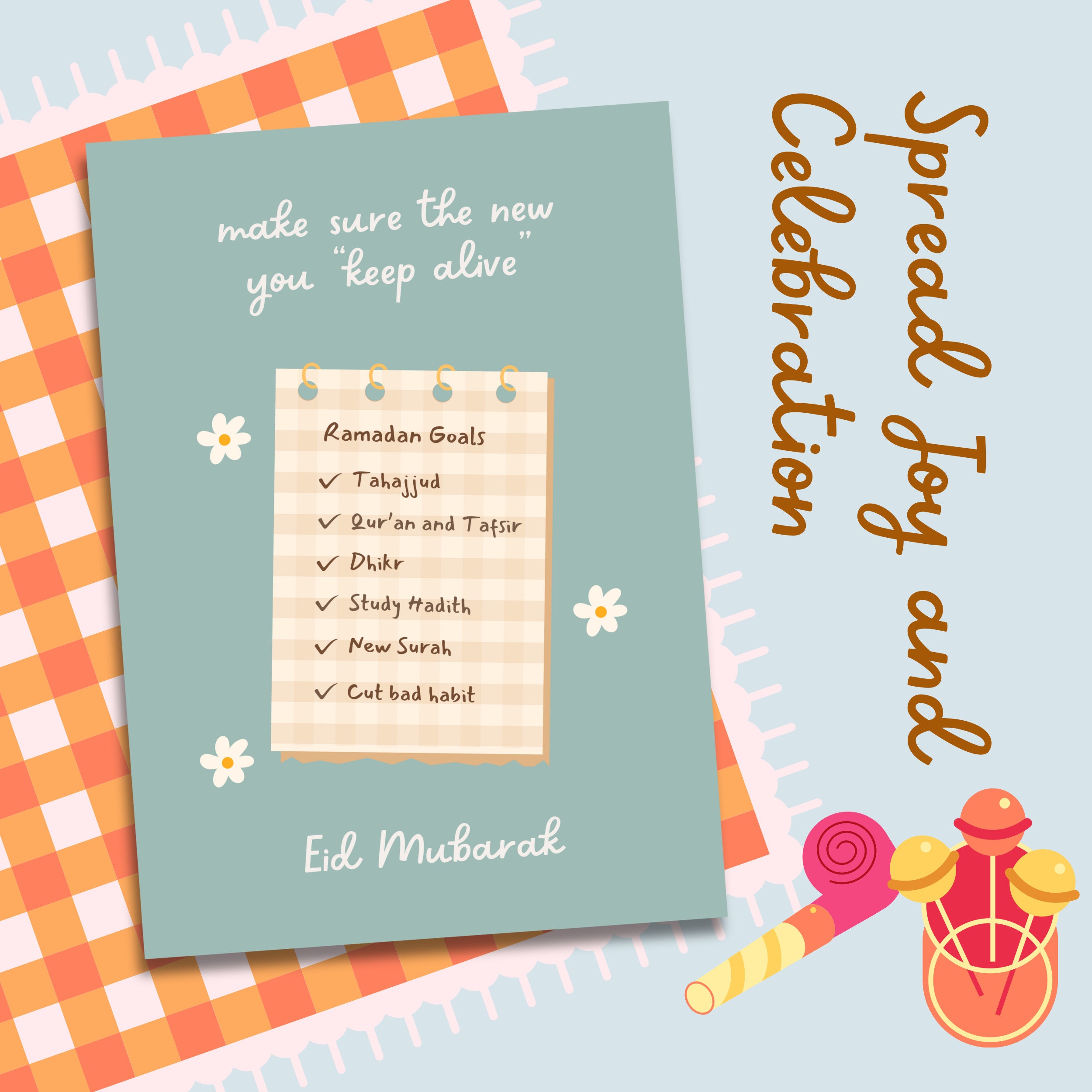 Eid Card Set, Funny Eid Card, Quirky Eid Card, Witty Eid Card, Eid ...