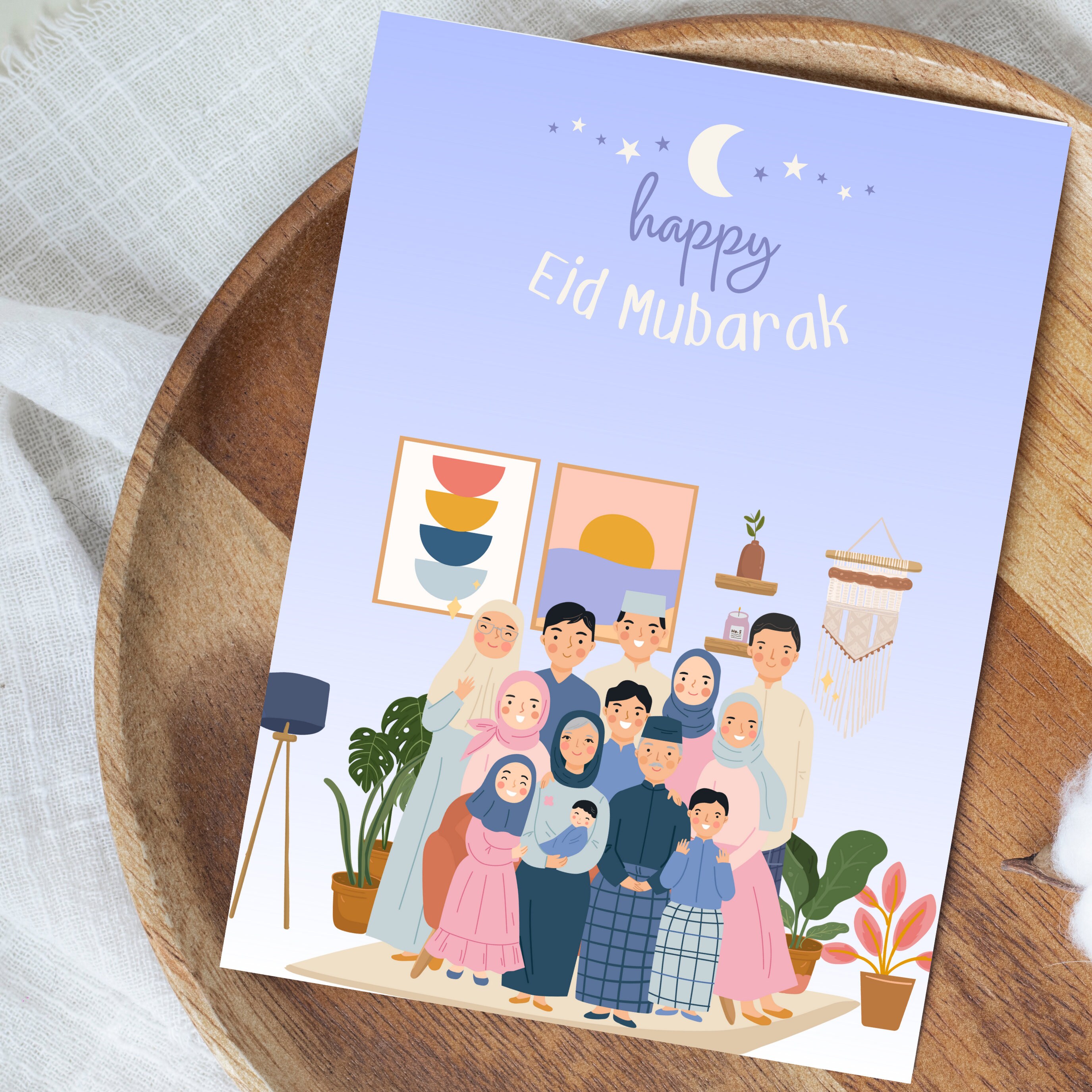 Happy Eid Mubarak Card Eid Al Fitr Digital Card Eid - Etsy