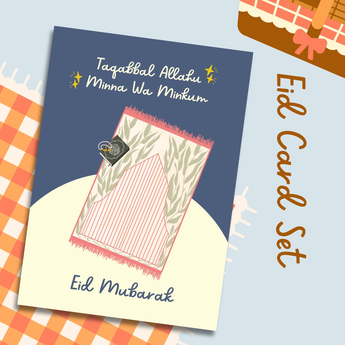 Eid Card Set, Funny Eid Card, Quirky Eid Card, Witty Eid Card, Eid ...