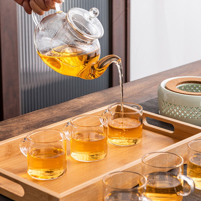 Glass Teapotinsulation Base Candle Boiling Tea Stoveheating Ceramic ...