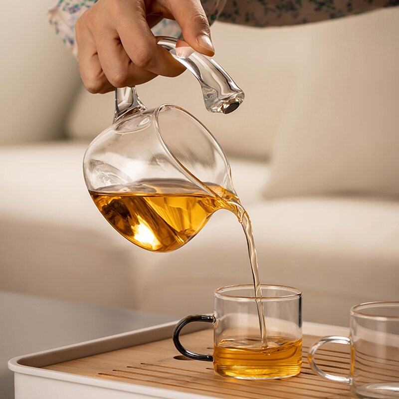 Transparent Glass Automatic Tea Set Creative Lazy Kung Fu - Etsy