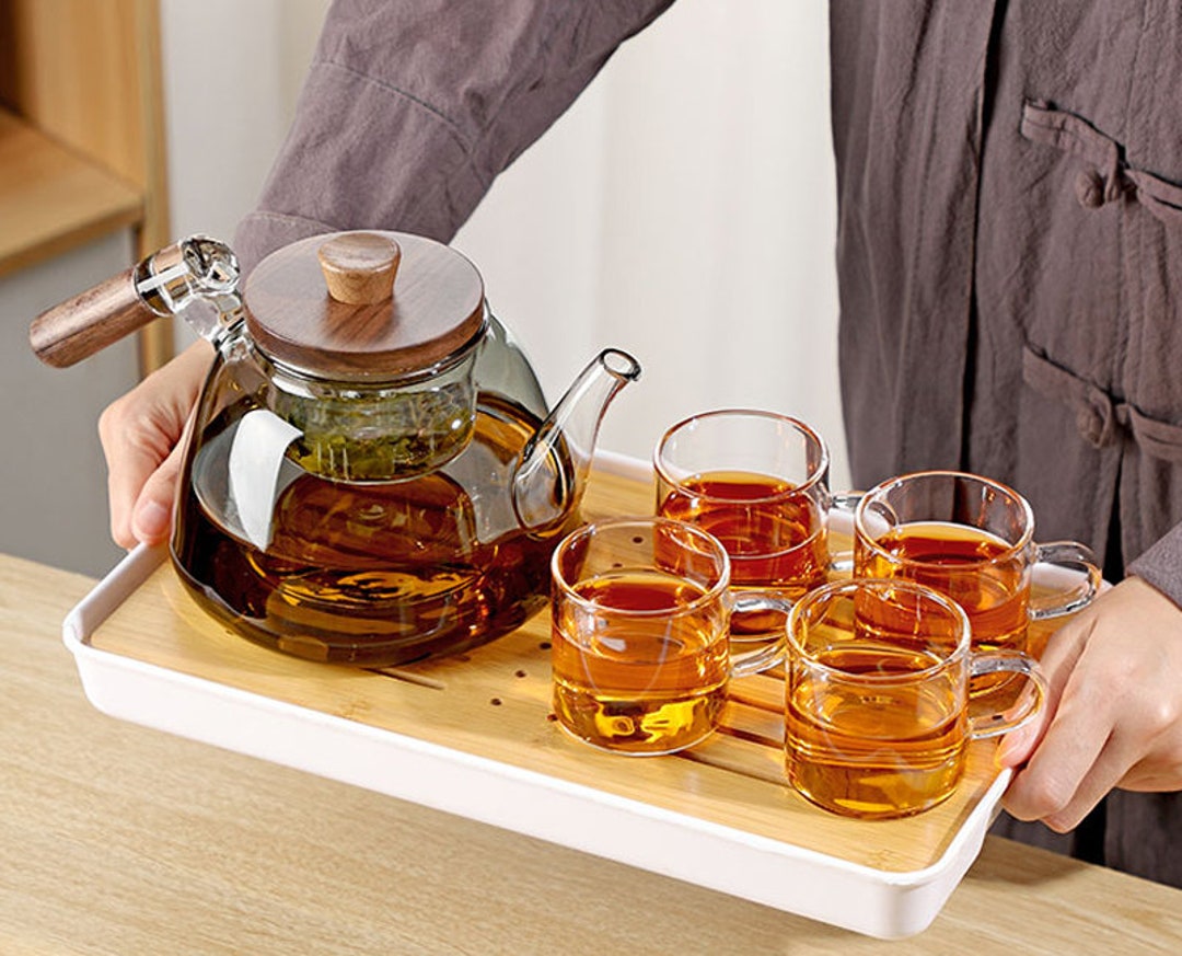 Glass Teapotbrewing Teapotfiltered Boiling Flower Tea - Etsy
