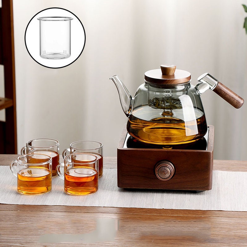 Glass Teapotbrewing Teapotfiltered Boiling Flower Tea - Etsy
