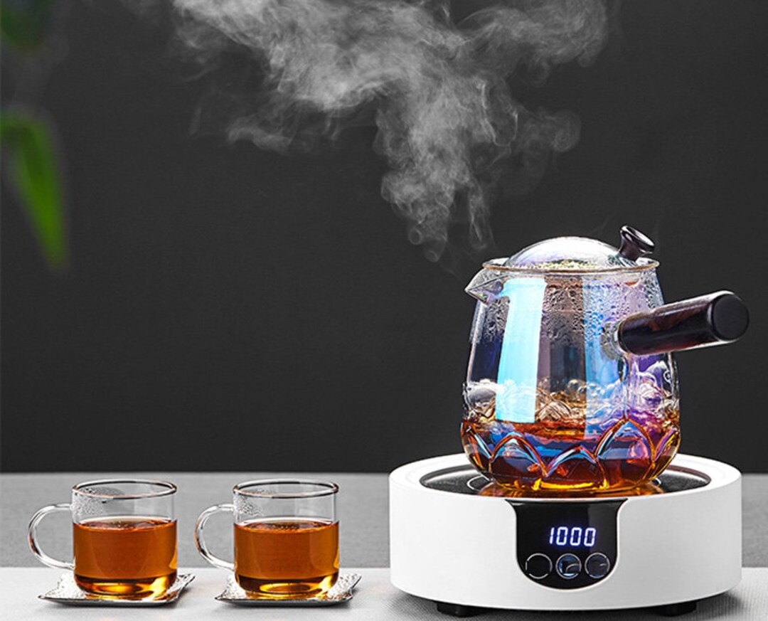 Side Handle Glass Boiling Tea Potelectric Pottery Stove - Etsy