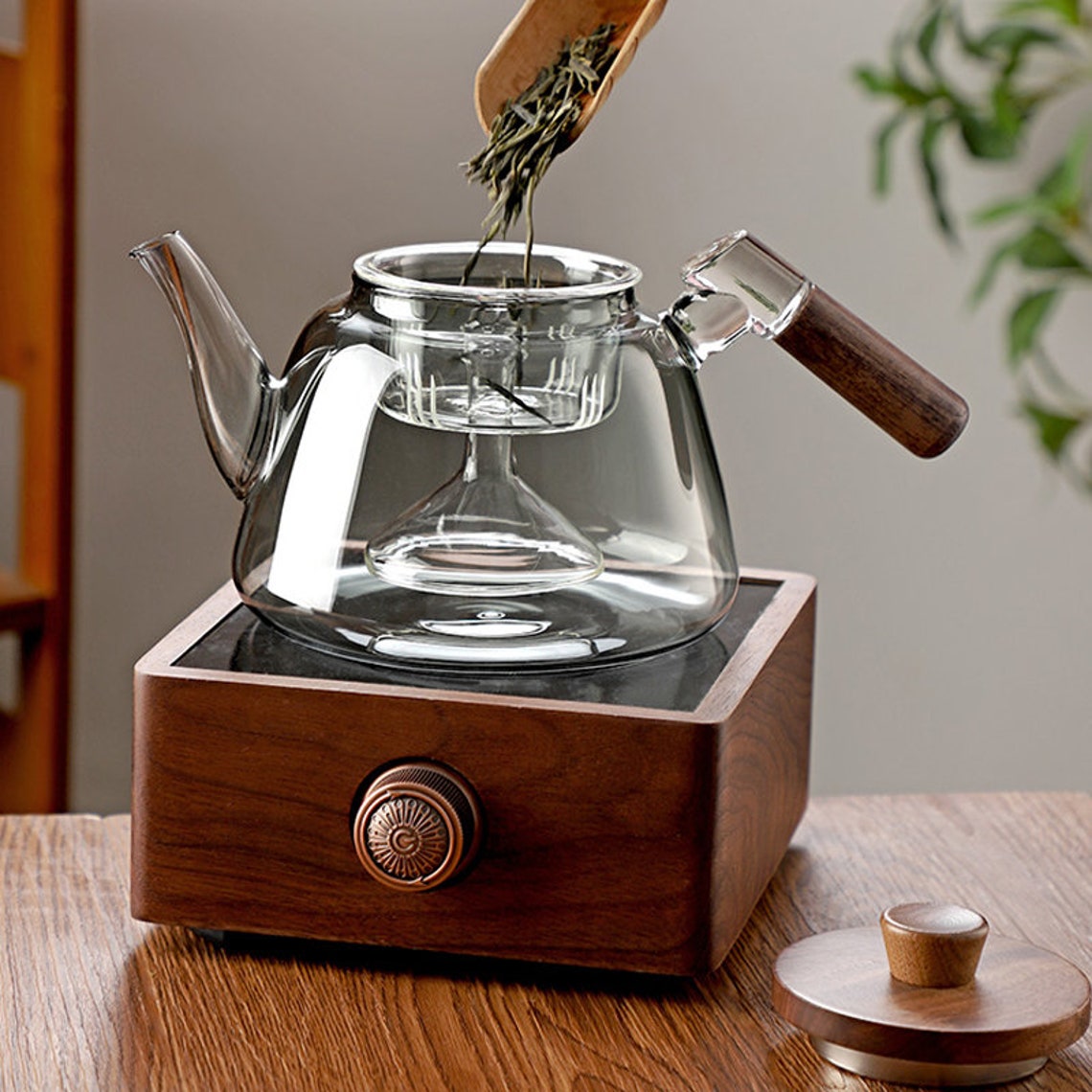 Glass Teapotbrewing Teapotfiltered Boiling Flower Tea - Etsy