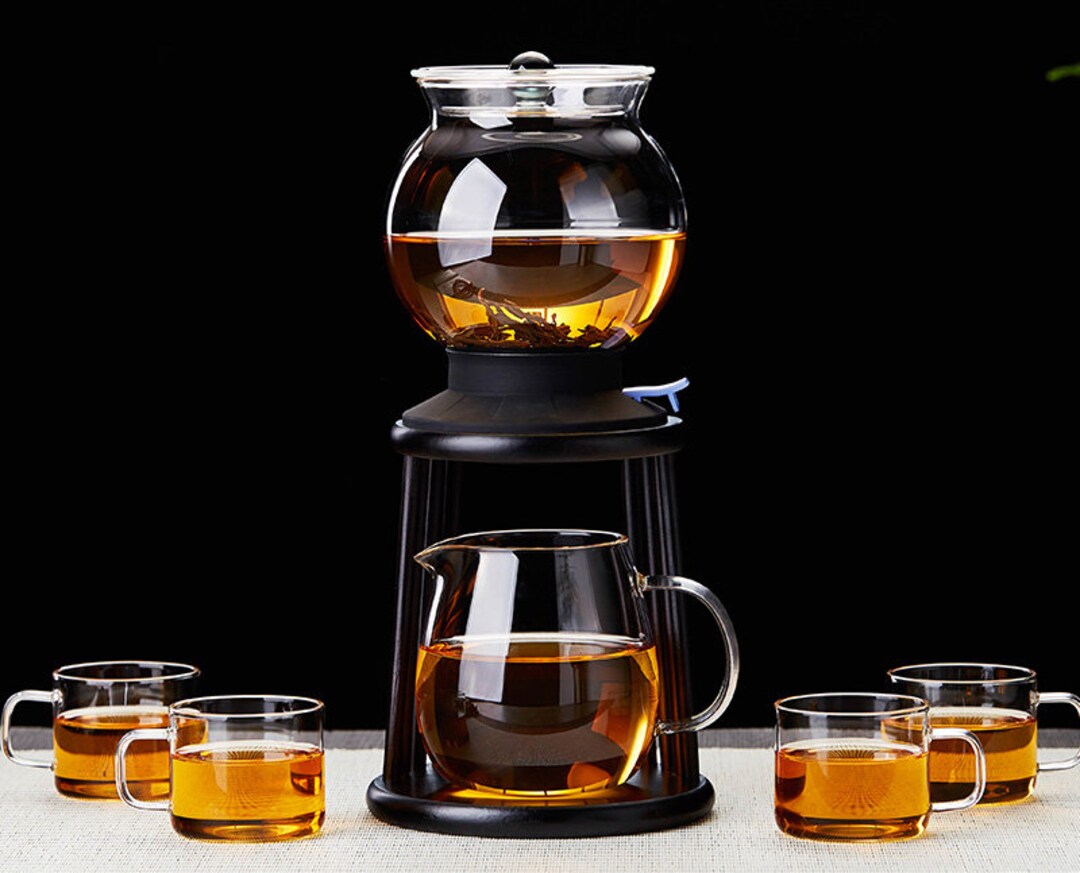 Kung Fu Tea Brewerlazy Glass Magnetic Automatic Tea Settea Pottea ...