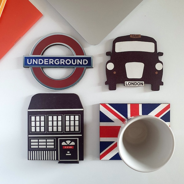 London Coasters - Etsy