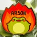Arson Frog Keychain - Etsy