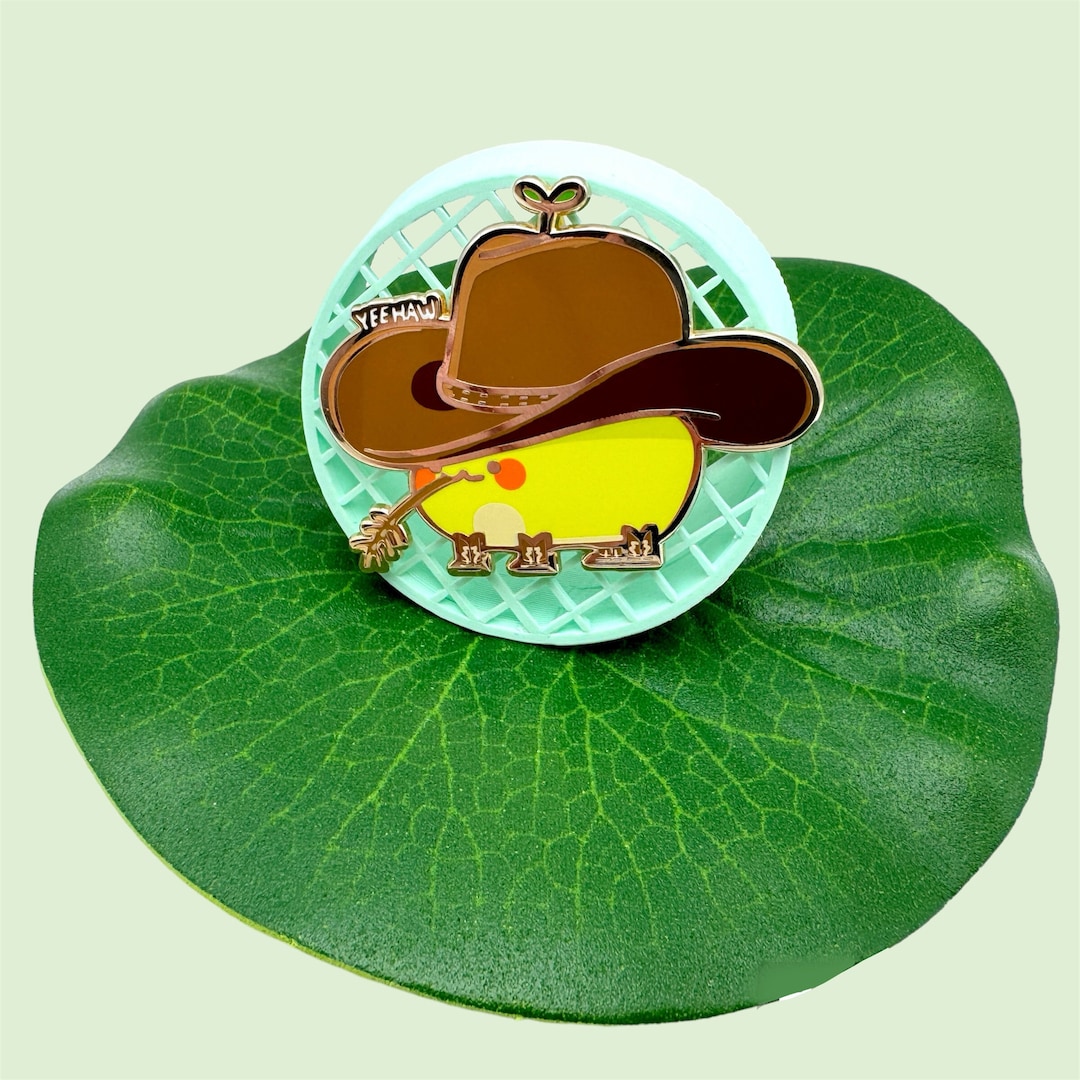Cowboy Yeehaw Frog Pin - Etsy