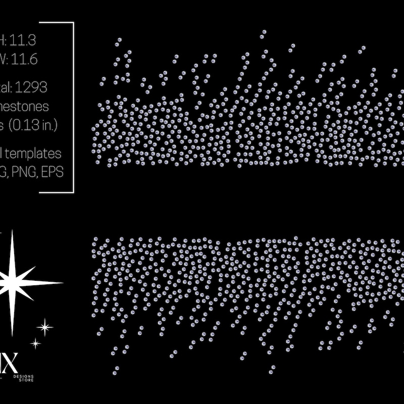 Rhinestone Effect Font - Etsy