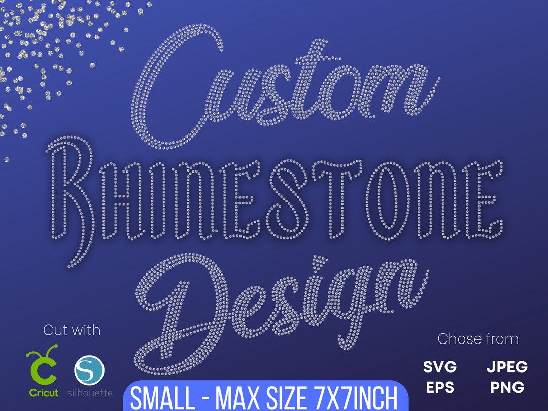 Custom Rhinestone Design | Max Workspace 7x7 | Rhinestone Template ...