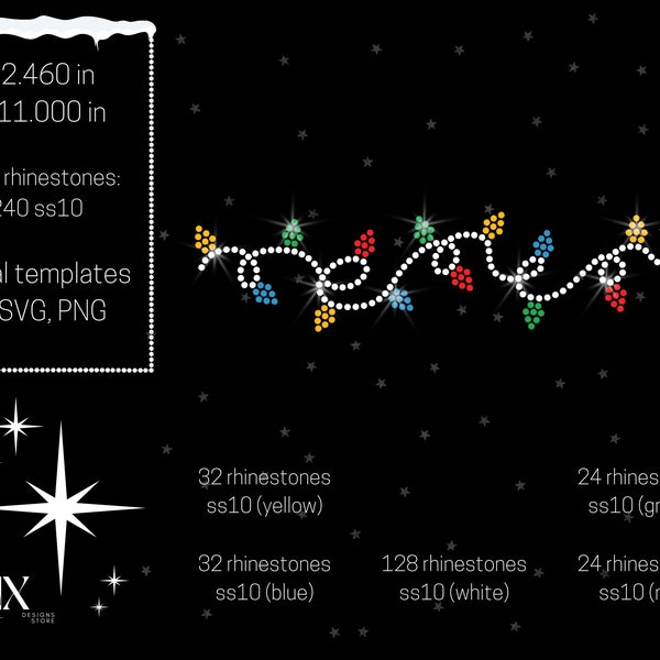 Rhinestone Templates - Etsy
