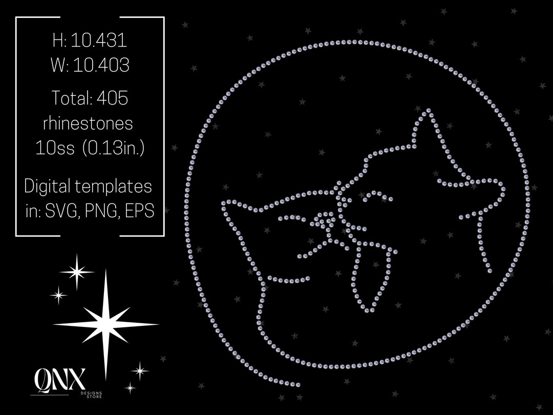 Cats Kissing Rhinestone Template, Digital Download, Cats Design ...