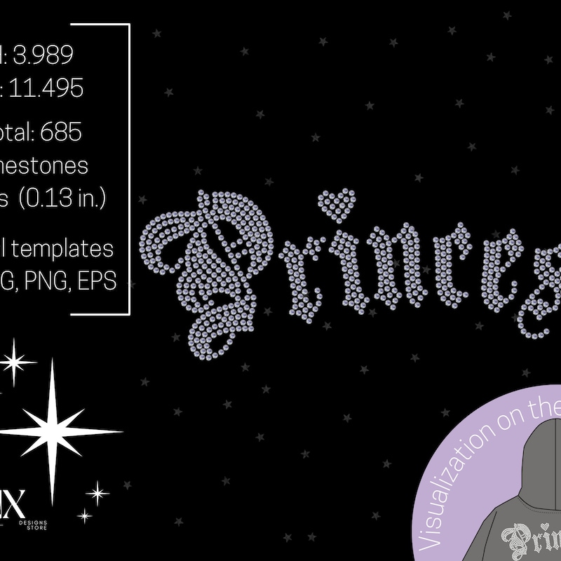 Rhinestone Svg - Etsy